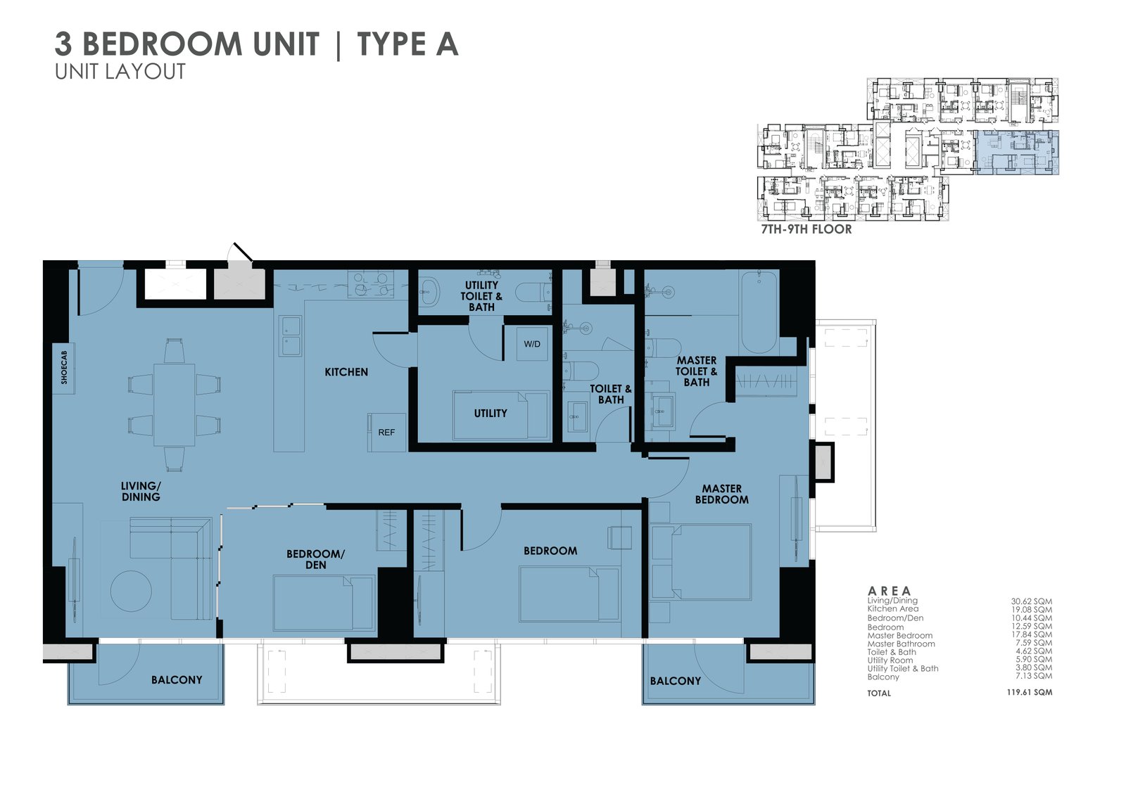 The Wave Towers - 3 Bedroom